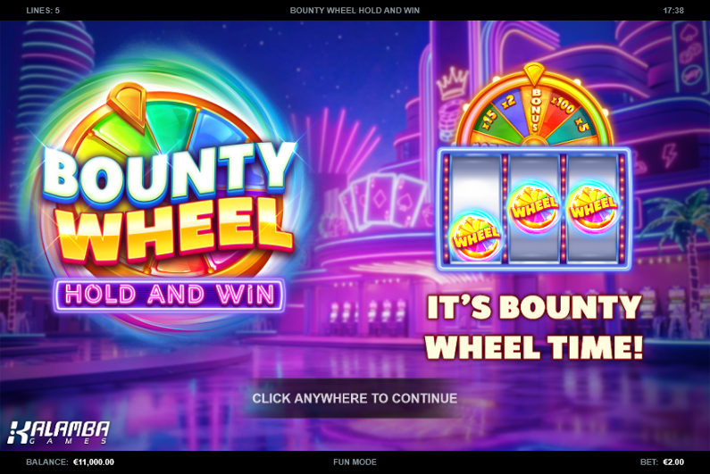 Bounty Wheel Hold and Win Adds Simplicity to Online Slots