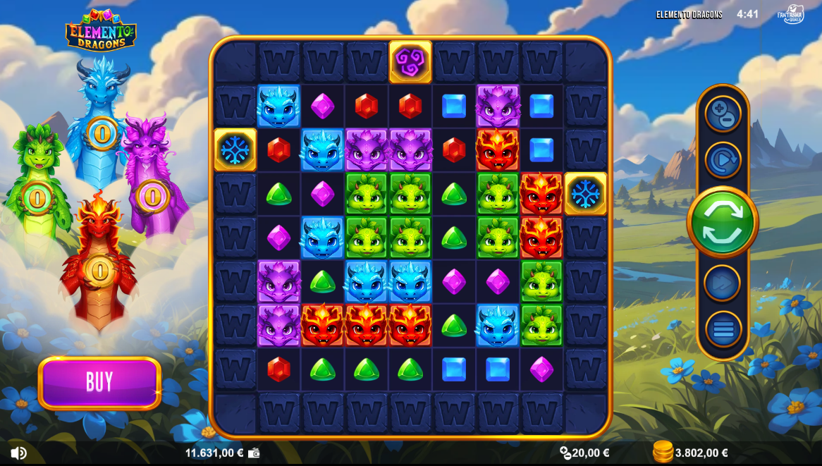 Wilds Abound in Fantasma Games’ Elemento Dragons Slot
